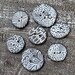 Pica Black Clay and White Pottery Buttons-statement Button-feature ...
