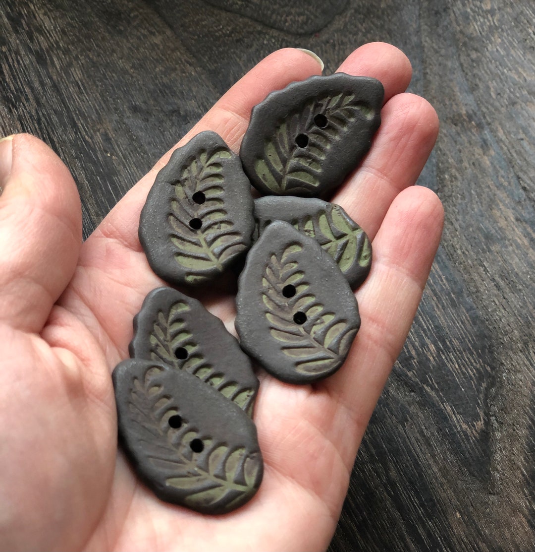 Evergreen Artisan Toggle Buttons-ceramic Button-knitting Notions ...