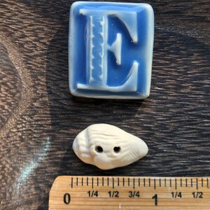 Porcelain Seashell Buttons-shell Ivory Artisan Buttons-shell Button ...