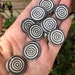 Zoey Pottery Artisan Button-handmade Button-ceramic Button-unique ...