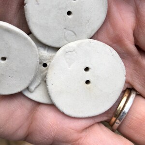 Ivory Bee Porcelain Artisan Buttons-ceramic Buttons-pottery Button-bee ...