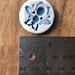 Delft Bee Porcelain Artisan Round Buttons-bee Buttons-buttons -handmade ...
