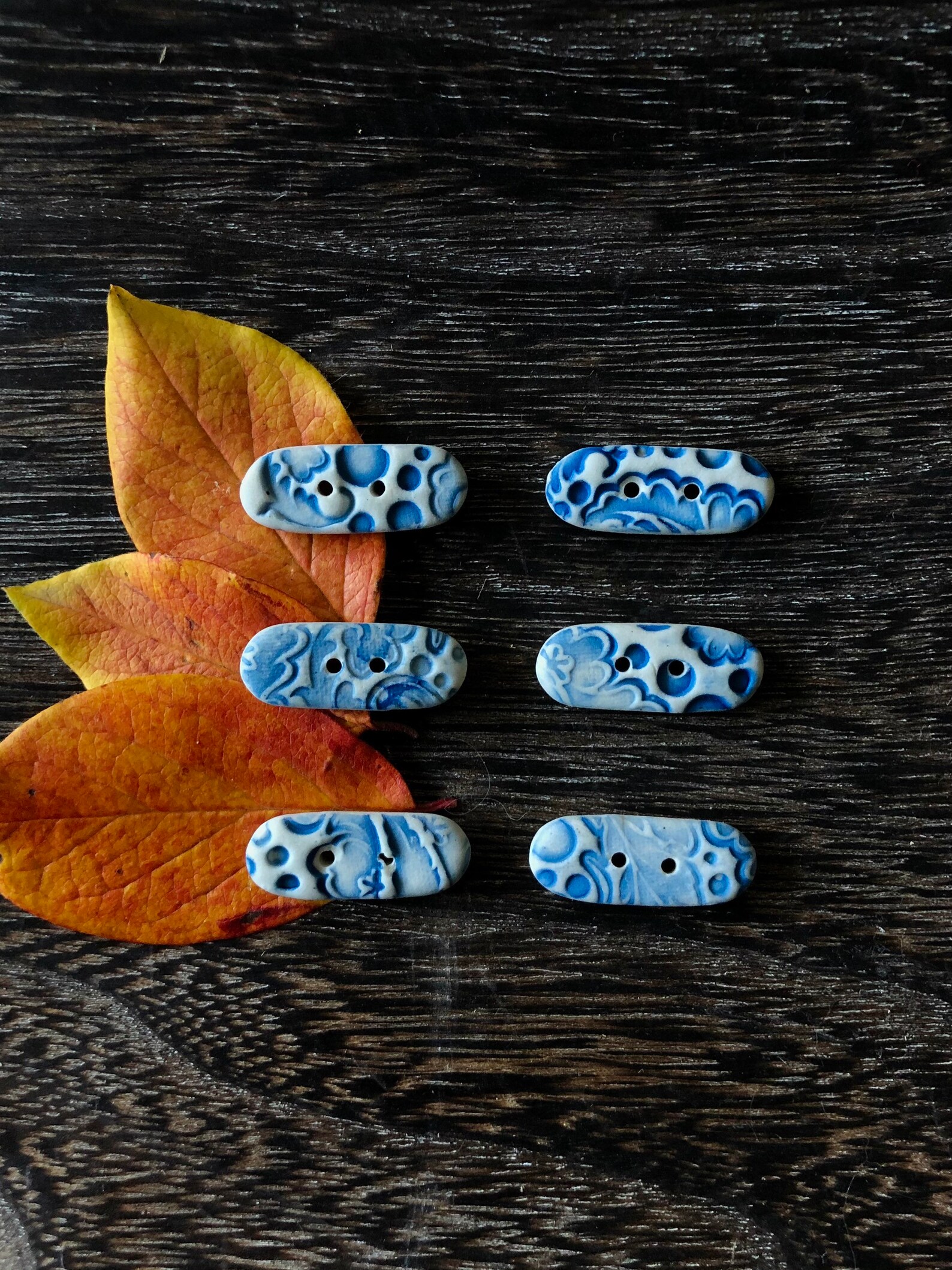 Toggle Buttons Delft Buttons Blue Toggle Button Black Toggle Etsy