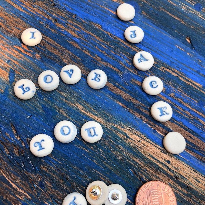 Alphabet Buttons - Etsy