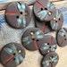 Dragonfly Artisan Buttons-hand-painted Dragonfly - Etsy