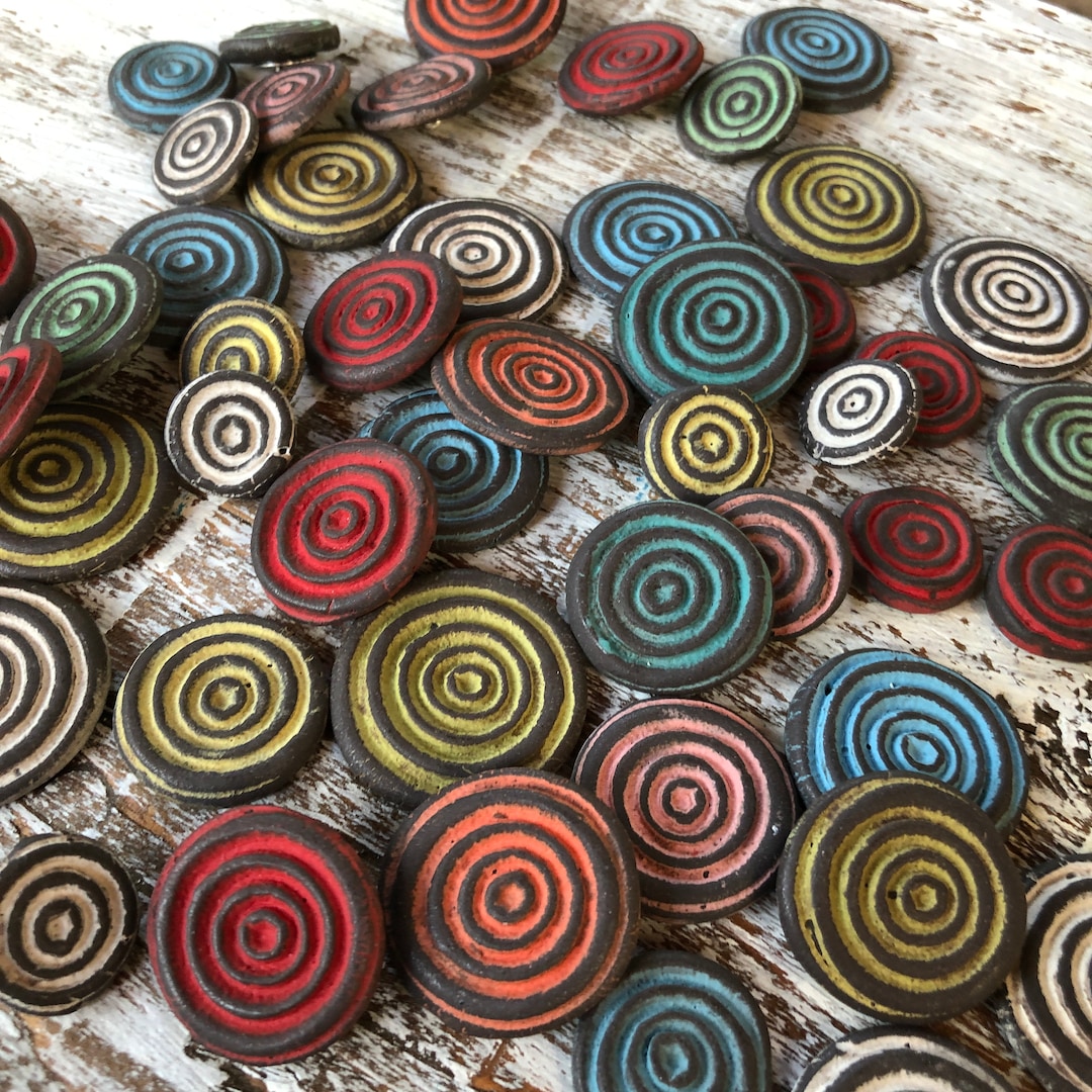 Zoey Pottery Artisan Button-handmade Button-ceramic Button-unique ...