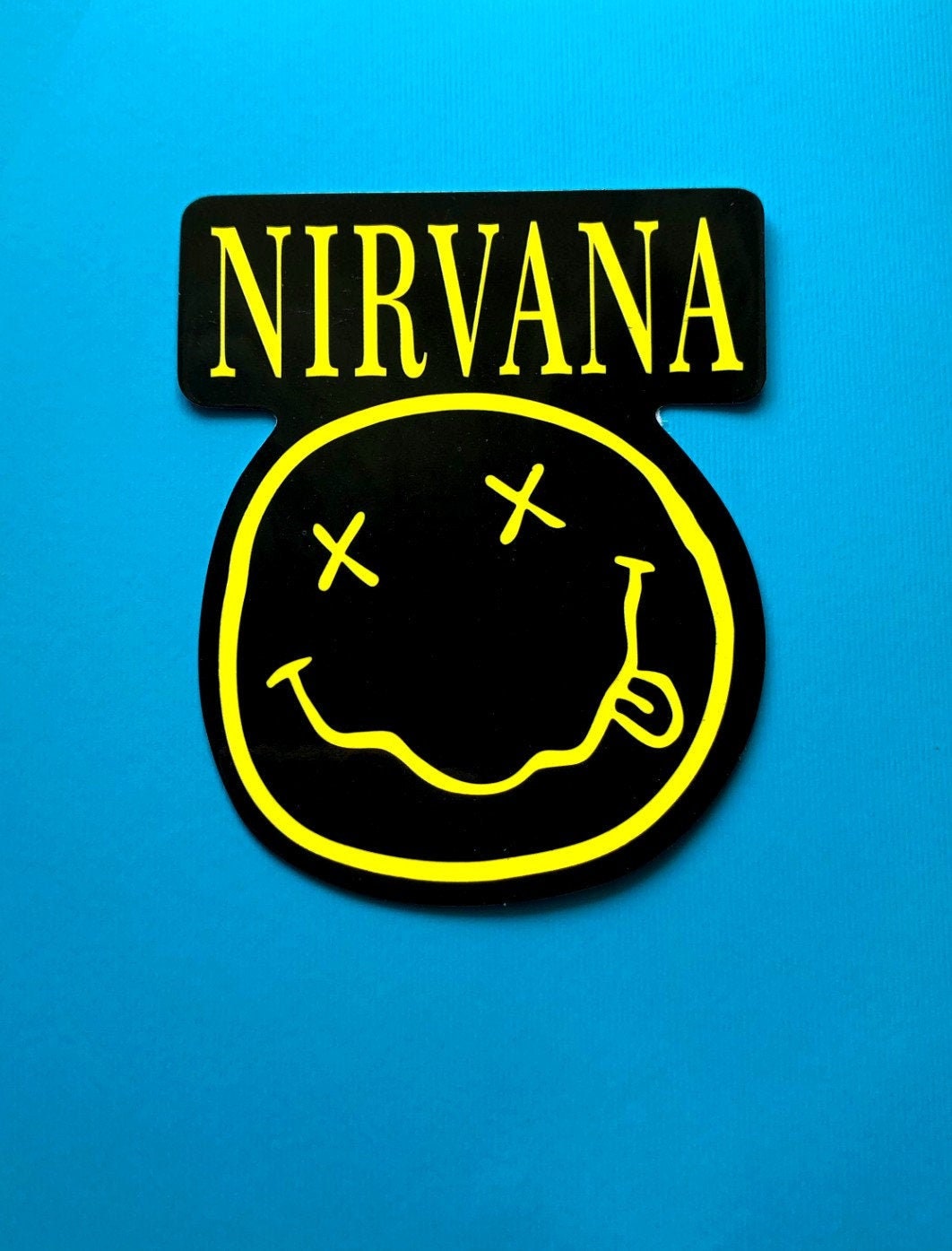 Nirvana Vinyl Sticker-Band Stickers Rock & Roll Punk Rock | Etsy