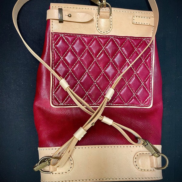 Leather Bank Bag - Etsy