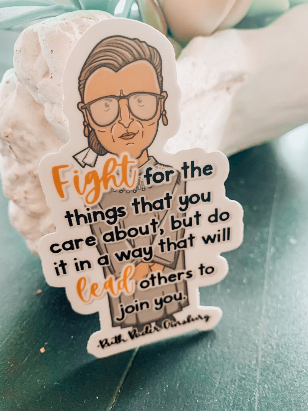 Ruth Bader Ginsburg Quote Sticker - Etsy