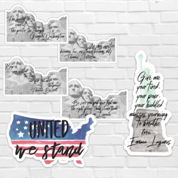 Patriotic Sticker Sticker BUNDLE | Etsy