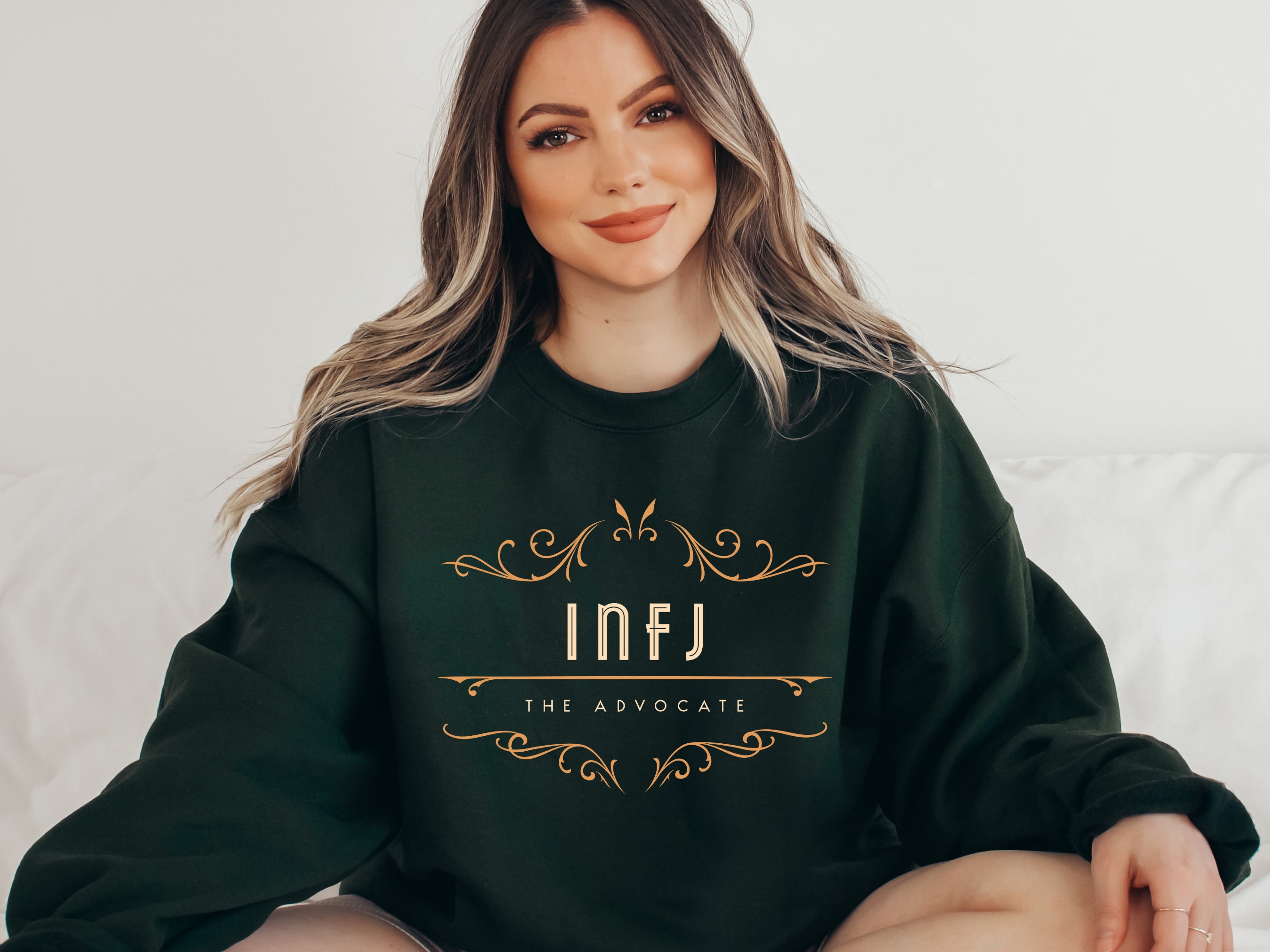 INFJ Myers Briggs Personality Type Sweatshirt, INFJ Gift for Special ...