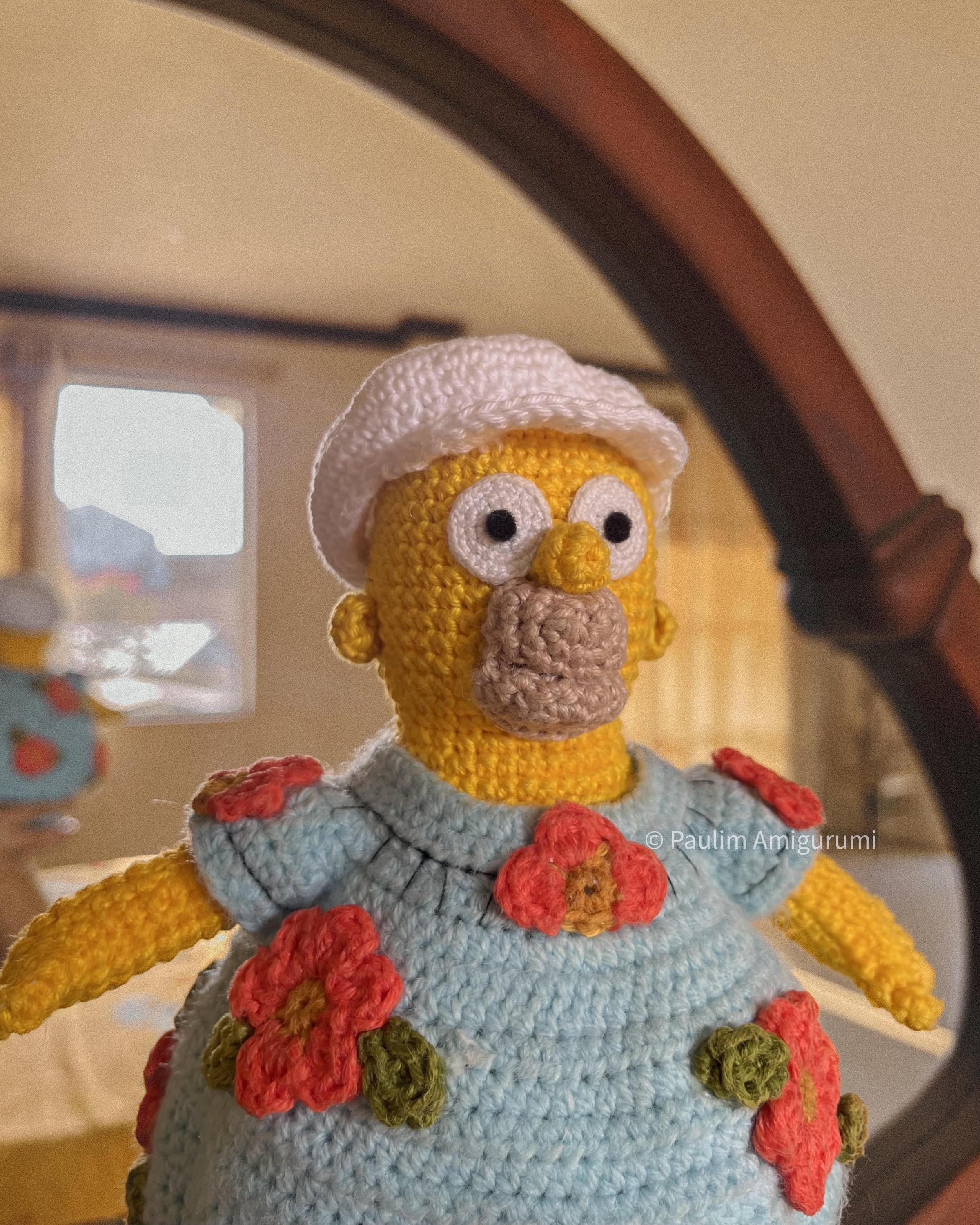 Patrón Amigurumi Homero Simpson Tamaño Familiar (PDF Español, Inglés ...