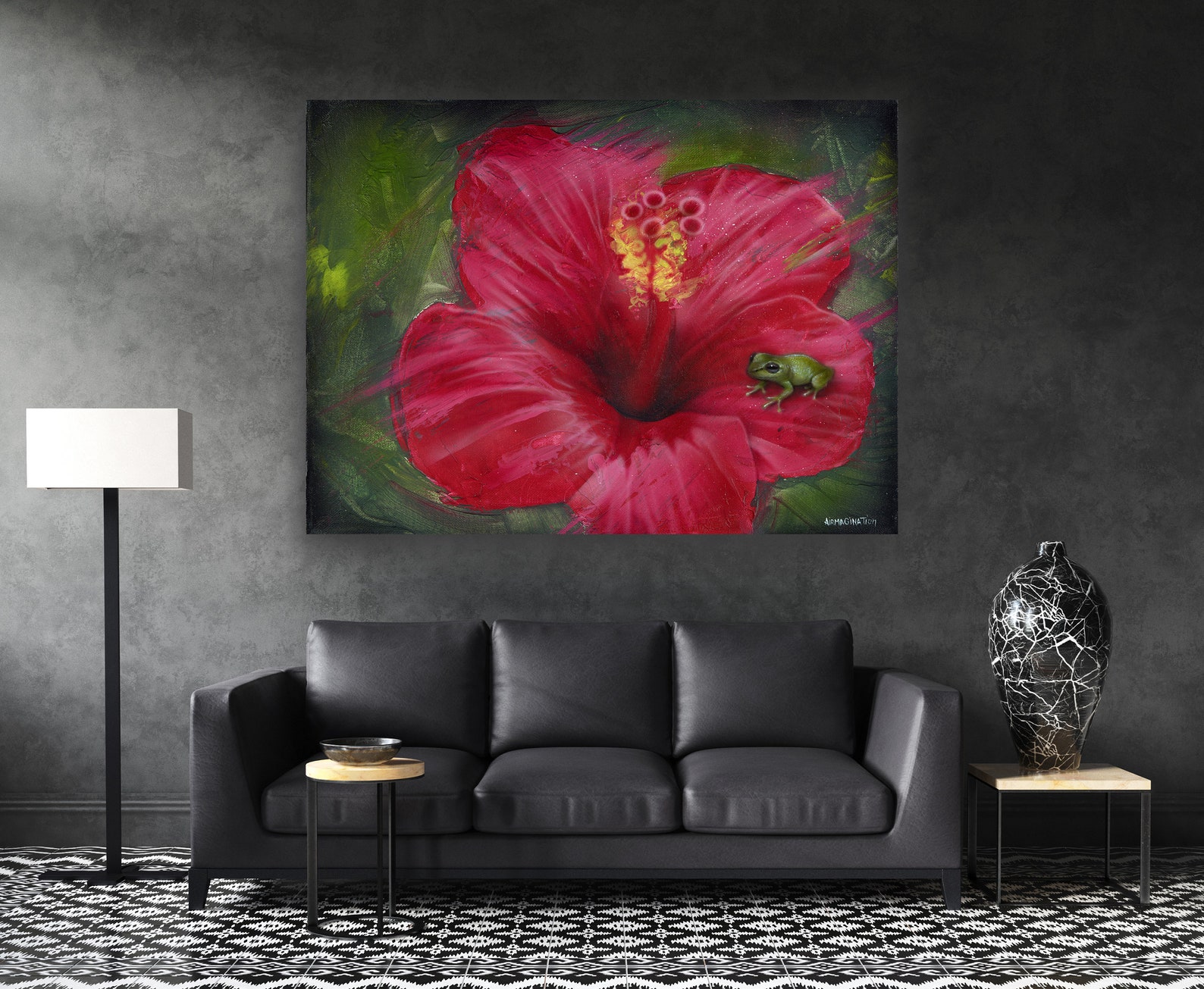 Puerto Rico Printable Wall Art, Flor De Maga's Coqui, Puerto Rican ...