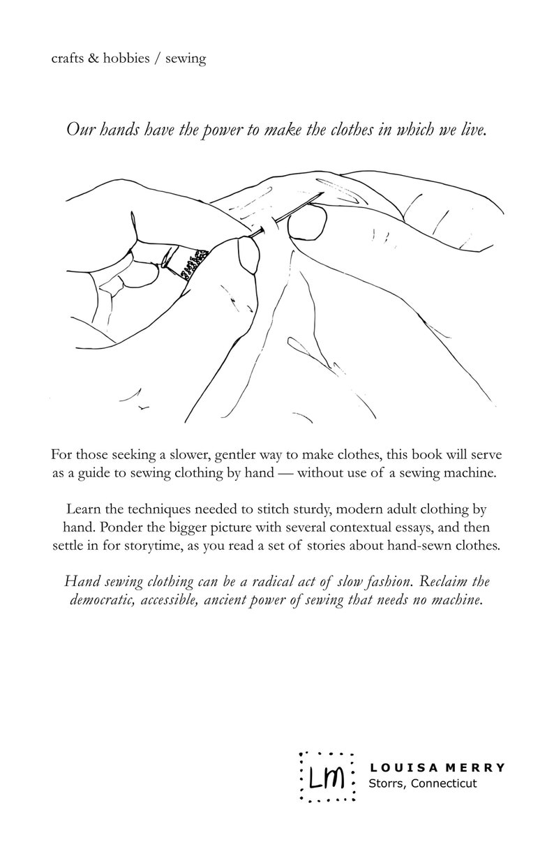 PDF Download hand Sewing Clothing: A Guide - Etsy
