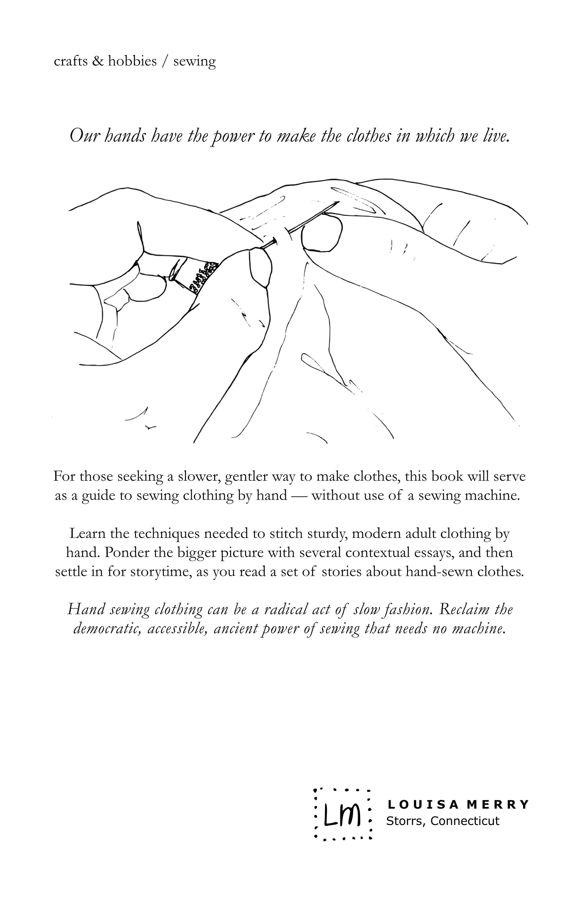 PDF Download - "hand Sewing Clothing: A Guide" - Etsy