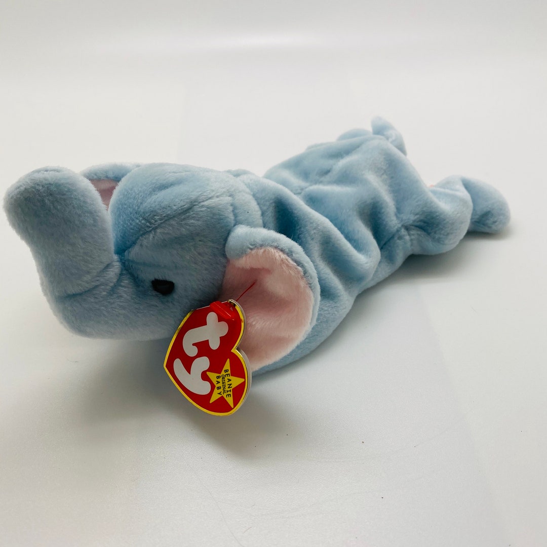 Peanut the Elephant VINTAGE Beanie Baby - Etsy