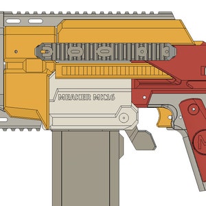 FILES for the Blaster - Meaker Mk16 Semi Auto Flywheeler - Etsy