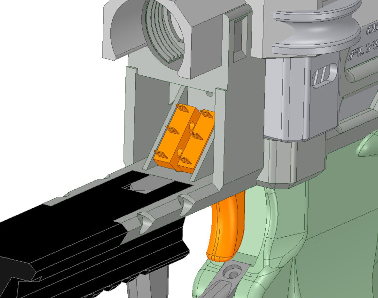 FILES for the Blaster - Meaker Mark 23 - Flycore Mag-in-grip Flywheeler ...