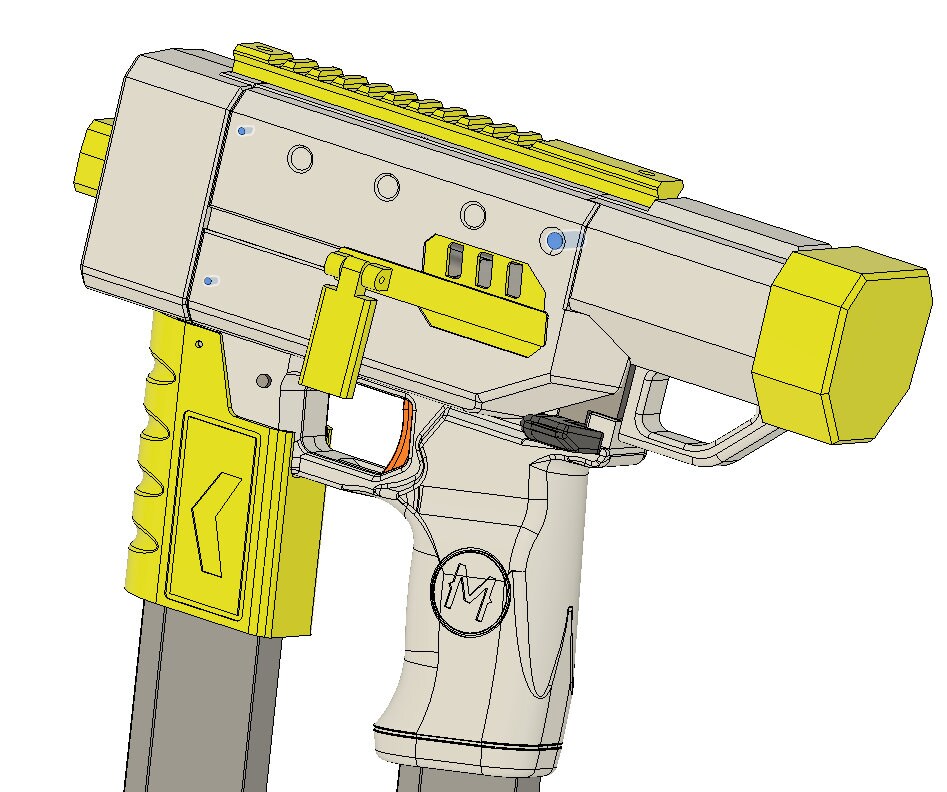 FILES for the Blaster - Meaker Mkp-15 Full Auto Mag-in Grip Flywheeler ...