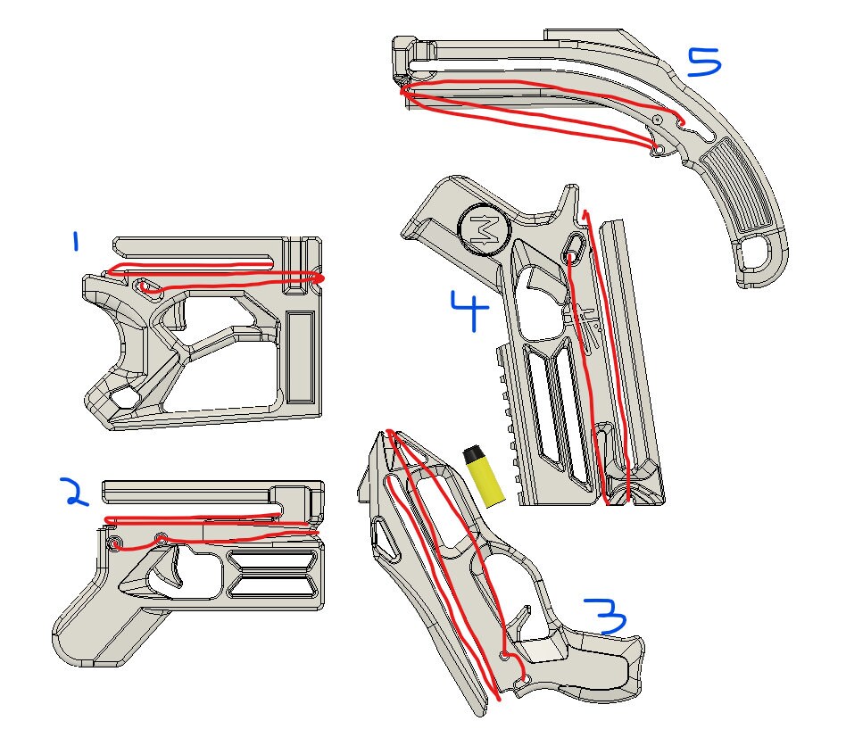 FILES for the Blasters - Mk35 (V1-4), Mk36 (V2-3), & Mk37 (V5) Hotkoin ...