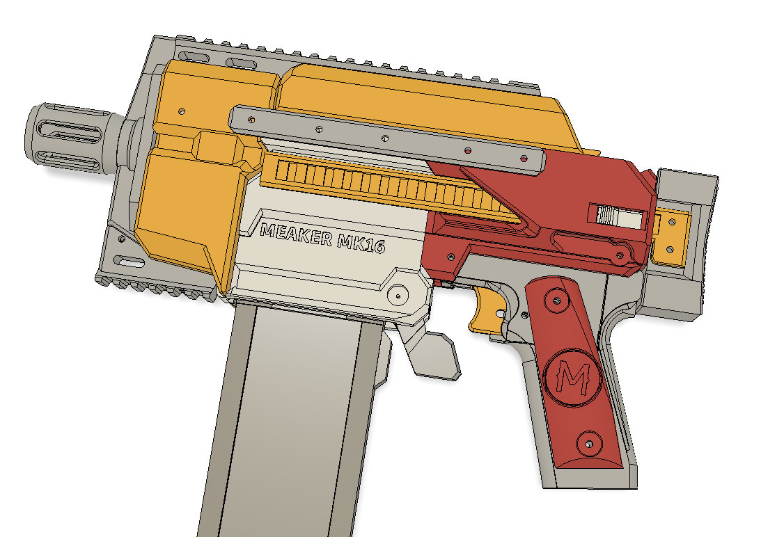 FILES for the Blaster Meaker Mk16 Semi Auto Flywheeler | Etsy