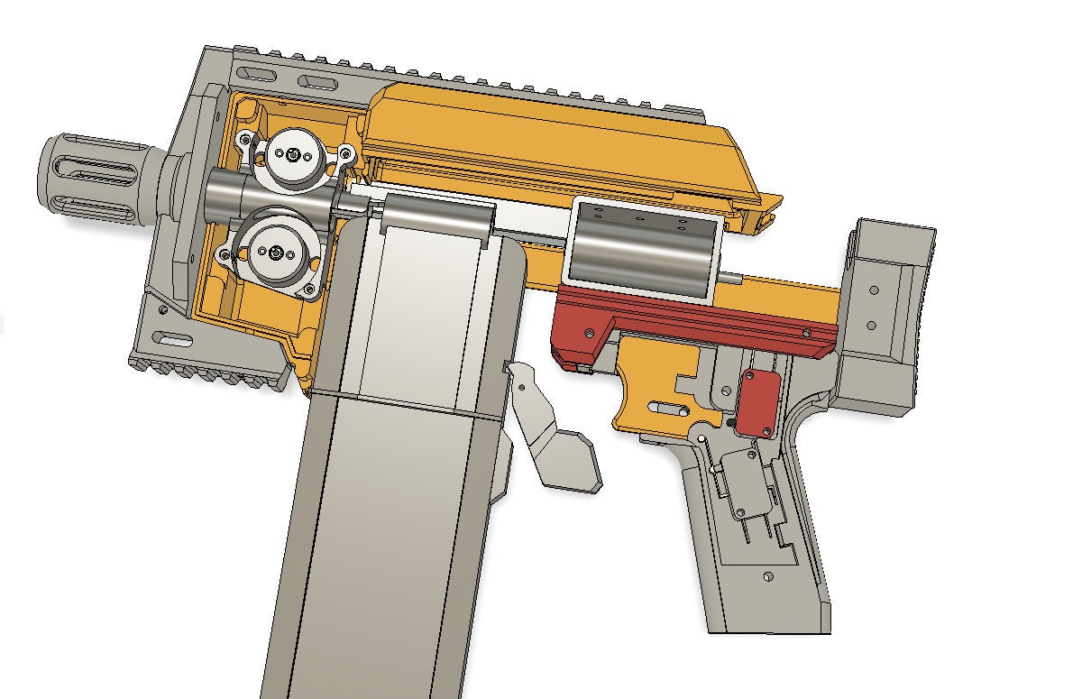 FILES for the Blaster Meaker Mk16 Semi Auto Flywheeler | Etsy
