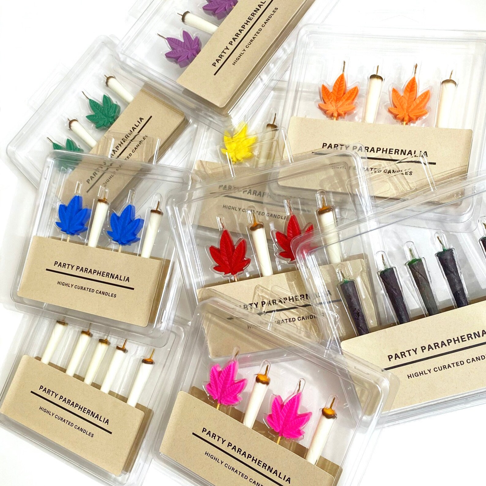 420 Novelty Joint and Hemp Leaf Soy Wax Cake Candles | Etsy