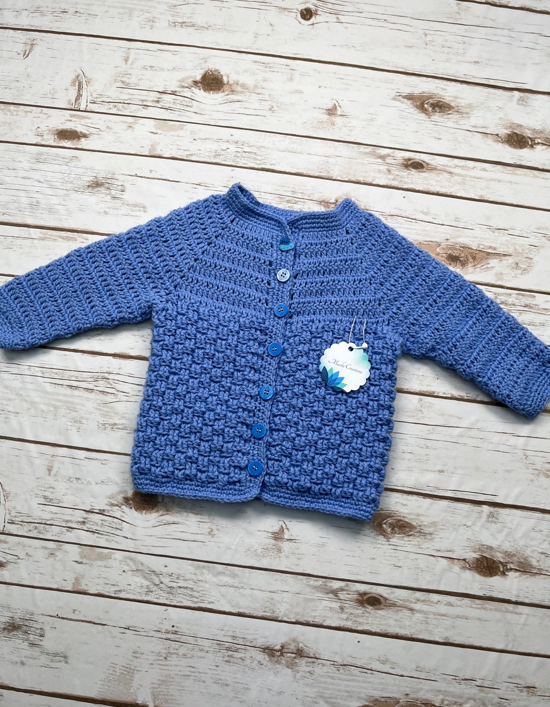 Periwinkle Crochet Girls Cardigan Girls Crochet Cardigan - Etsy