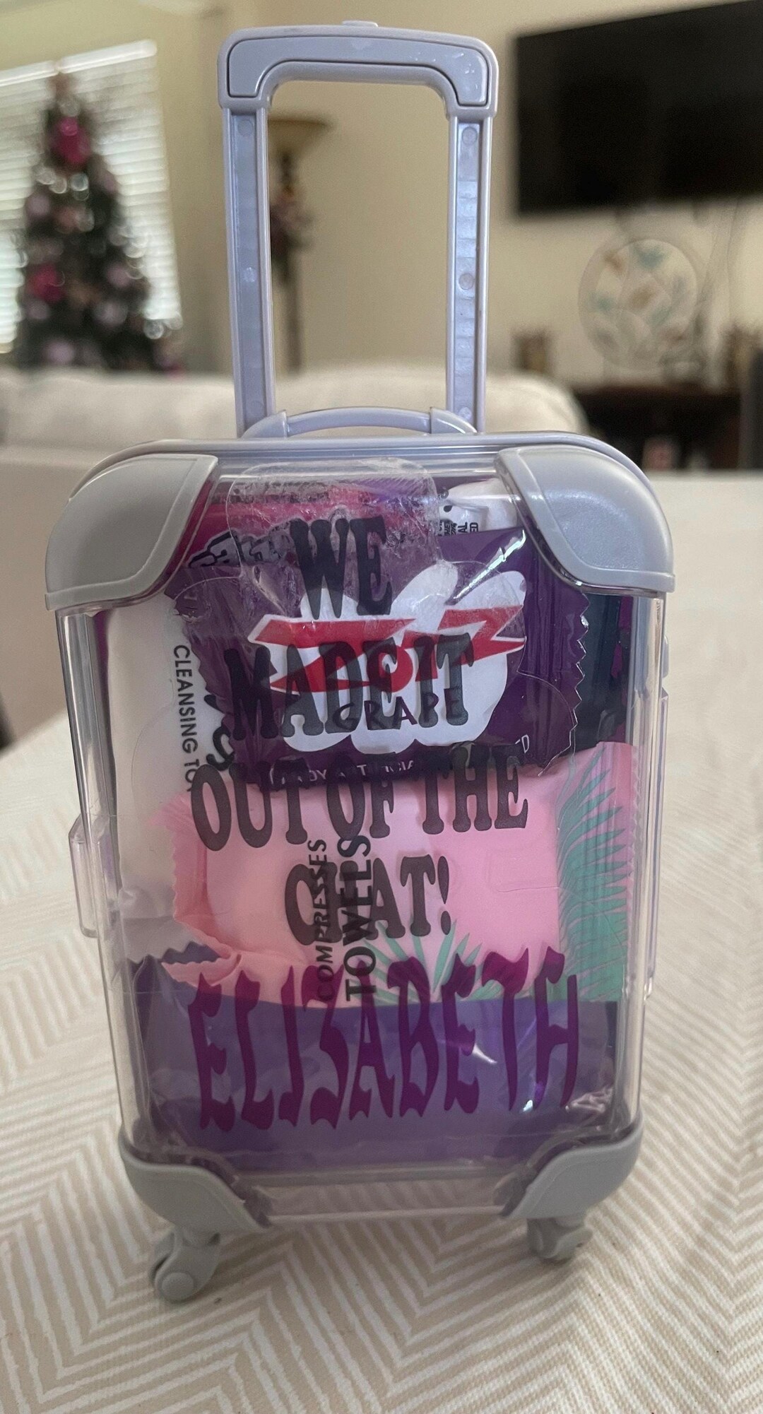 Micro/ Mini Suitcase Hangover Recovery Kit, Bachelorette Party, Girls ...