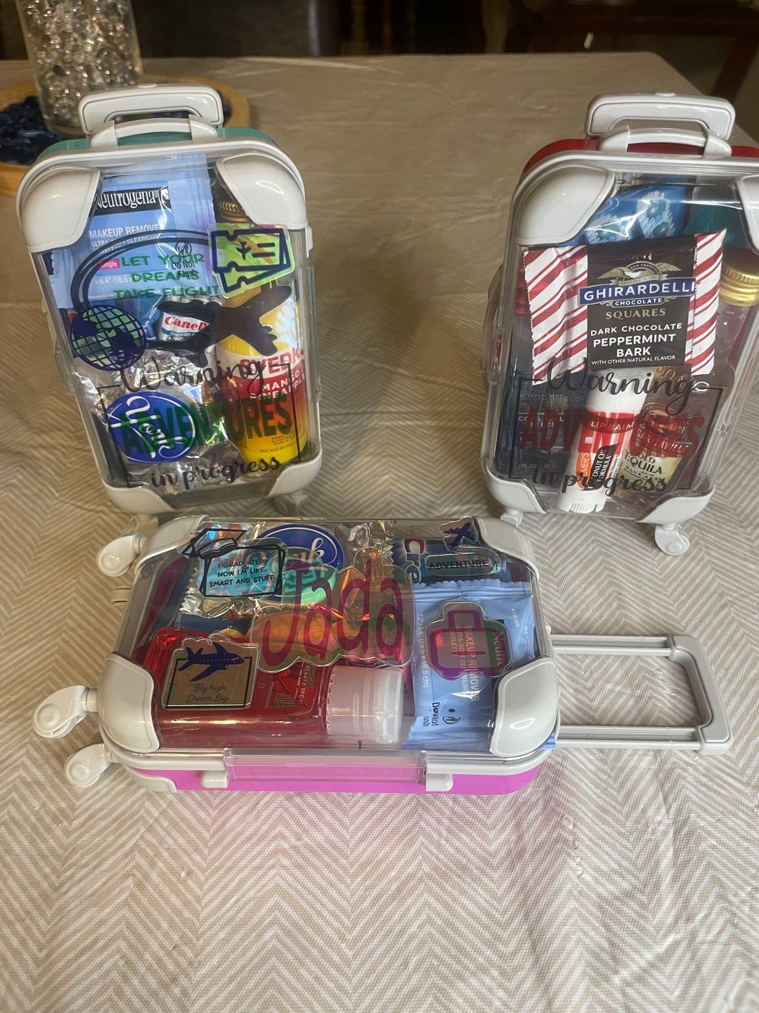 Mini Suitcase Hangover Recovery Kit, Bachelorette Party, Girls Trips ...