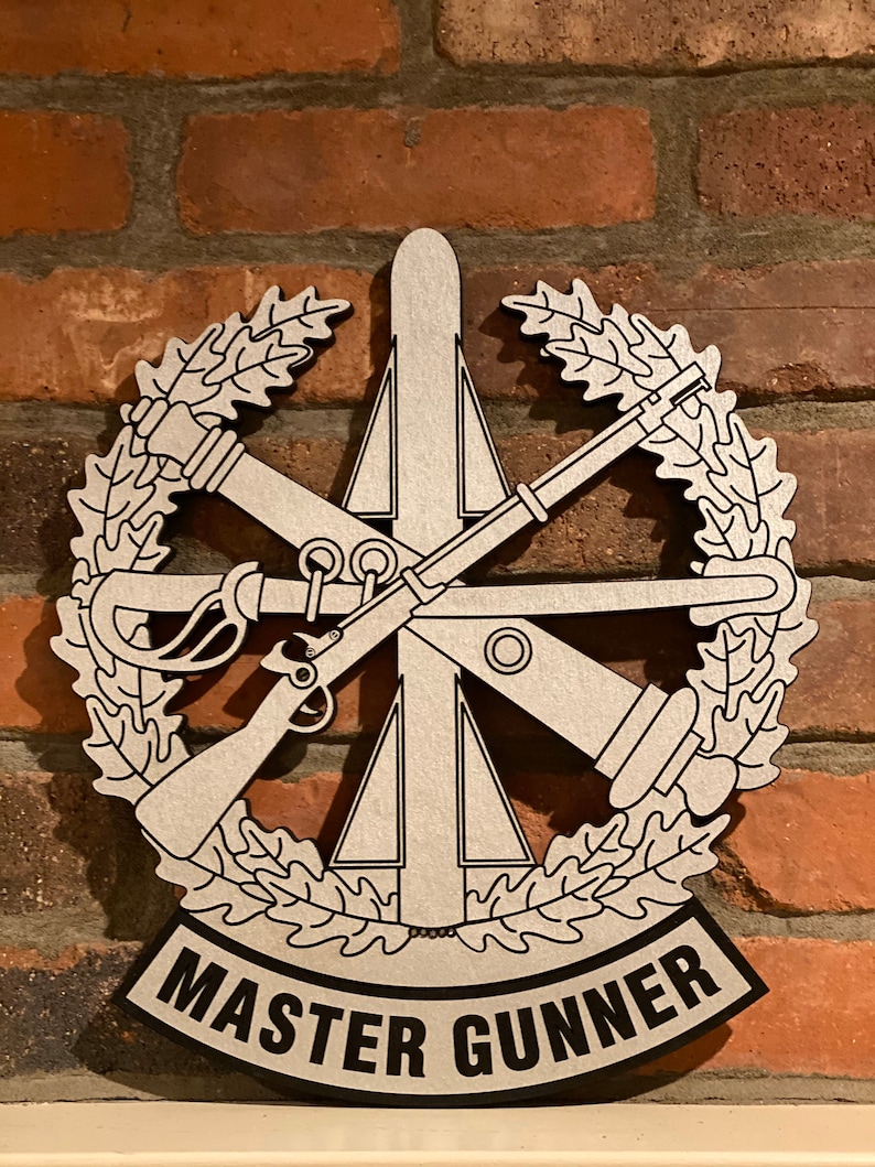 United States Army, Master Gunner Badge, Field Artillery - Etsy