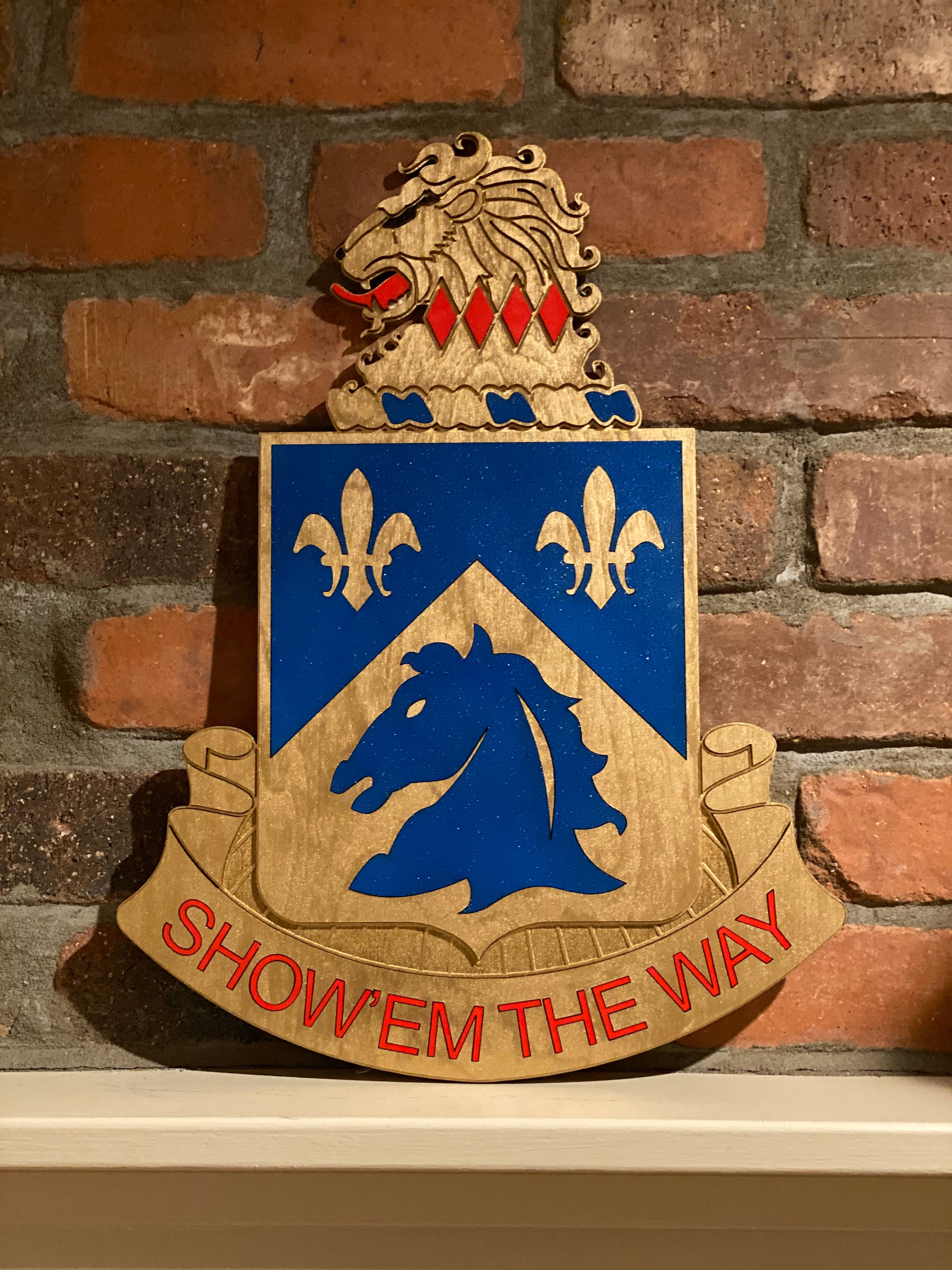 United States Army, Unit Crest, 1-102nd Cavalry Regiment DUI (show ‘em ...