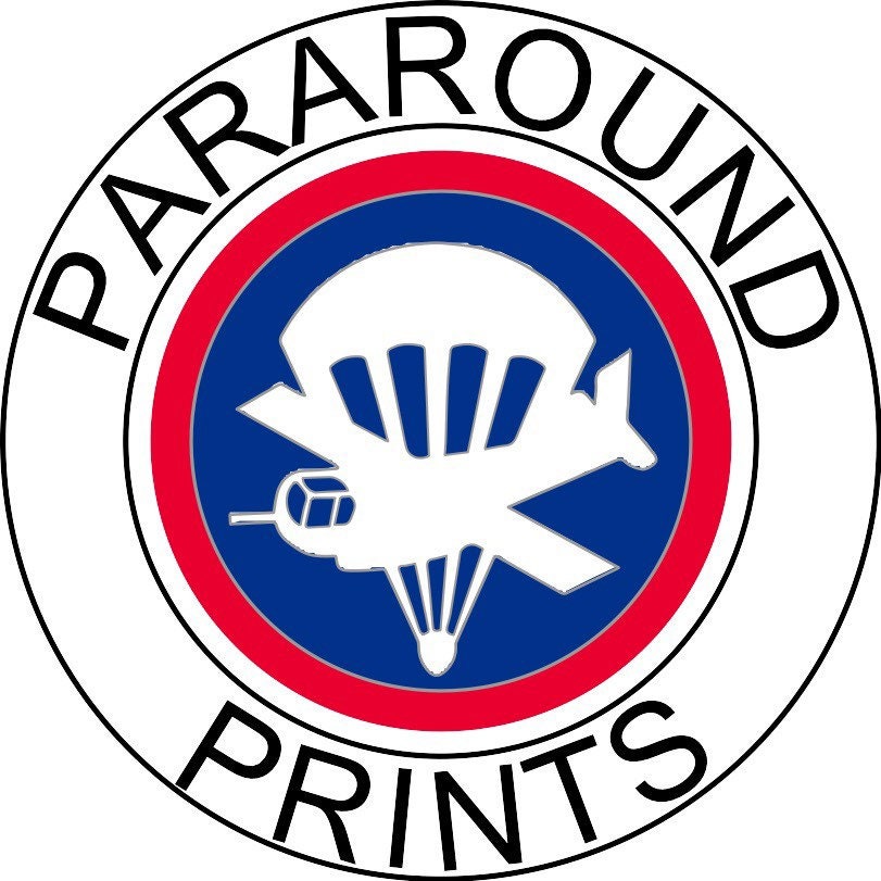 Parachute, Army Airborne, Metal Print, T11 Main With Airborne Wings ...