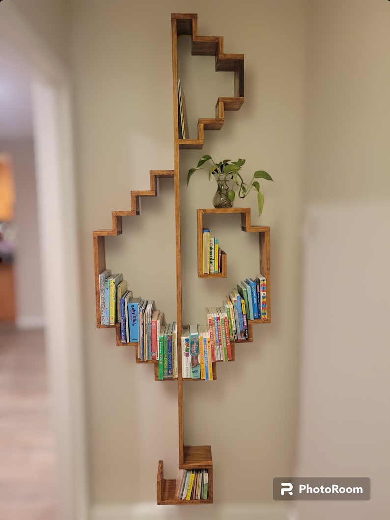 Harmonishelf Treble Clef Bookshelf - Etsy