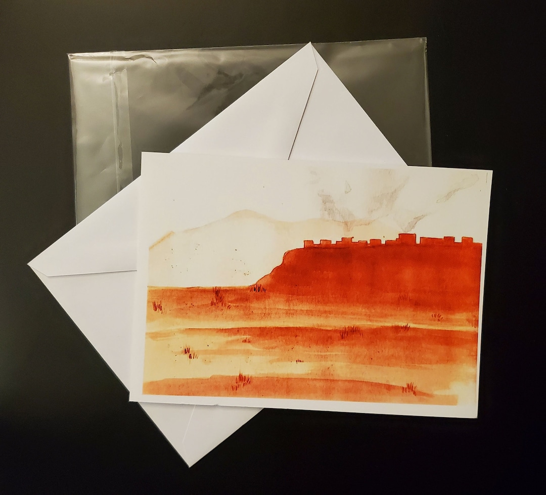 Walpi Pueblo Greeting Card Pueblo Indigenous Artist Gift - Etsy