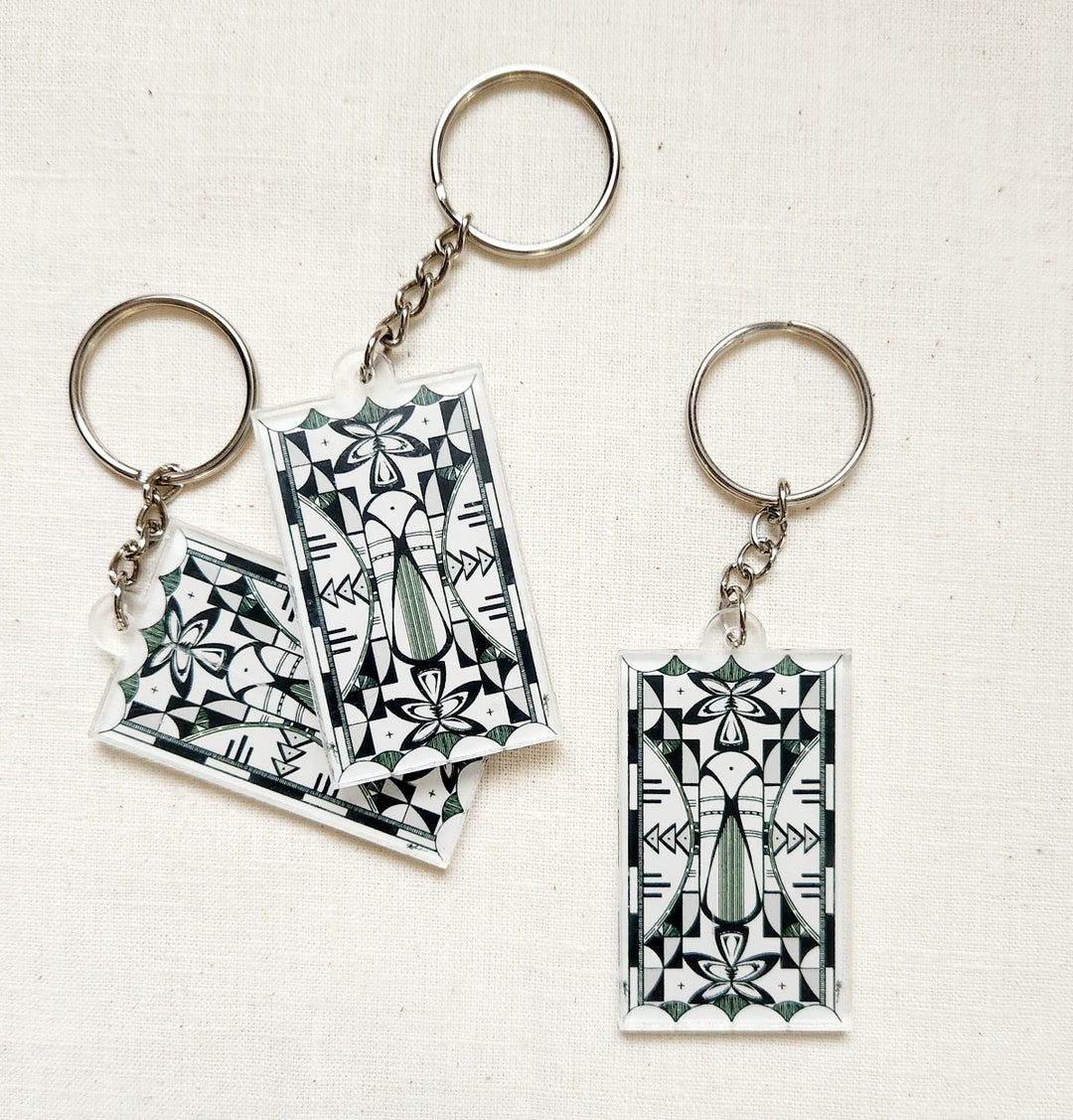 Basket Keychain Pueblo Indigenous Artist Gift - Etsy