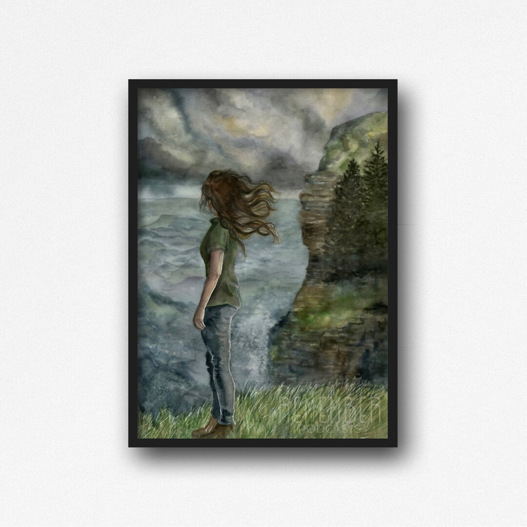 Cliff Diving Art Print Twilight Saga Soft Touch Print - Etsy