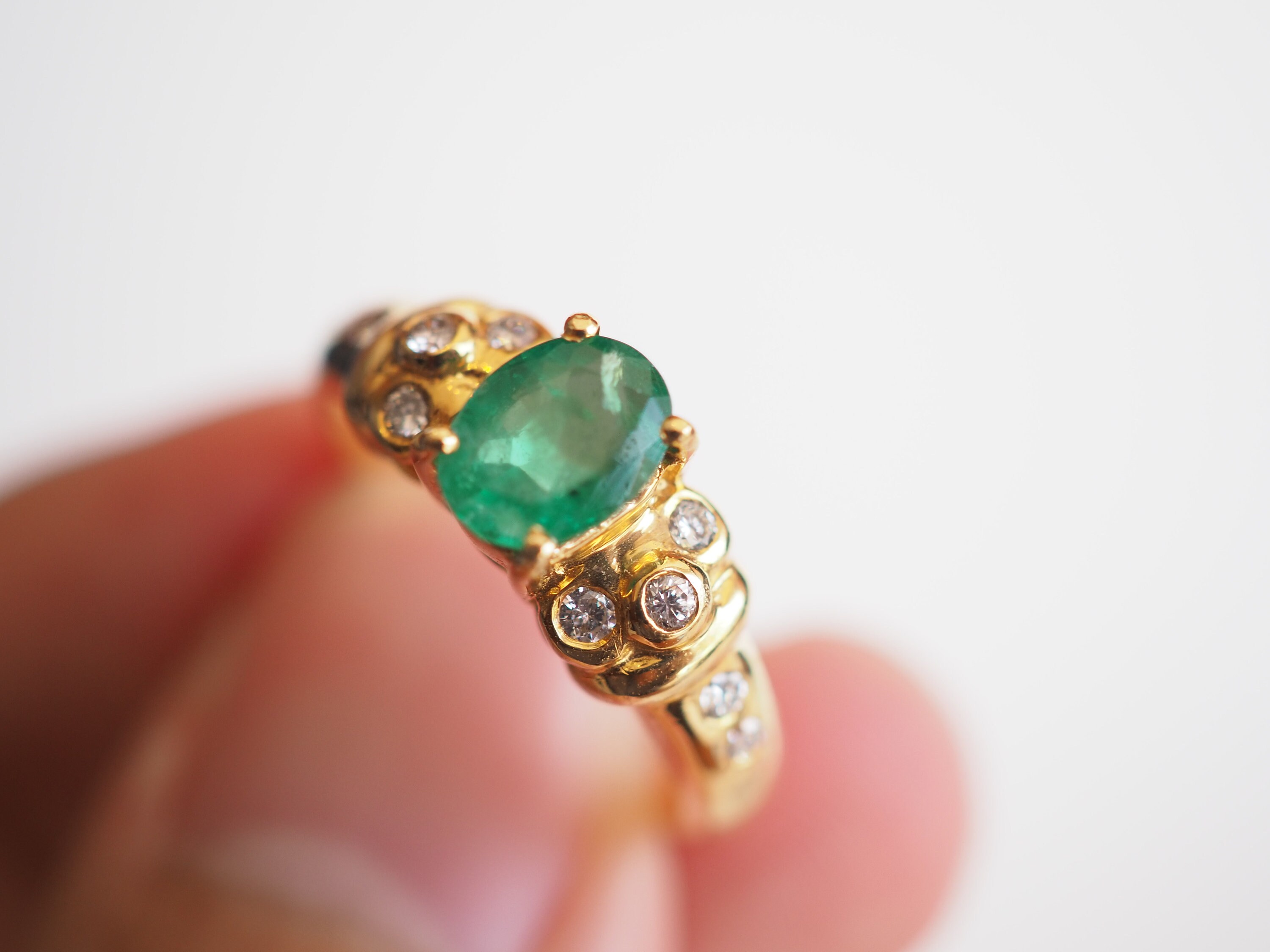 ICA Certified 18K Gold 0.86CT F1 Natural Rare Oval Zambian - Etsy