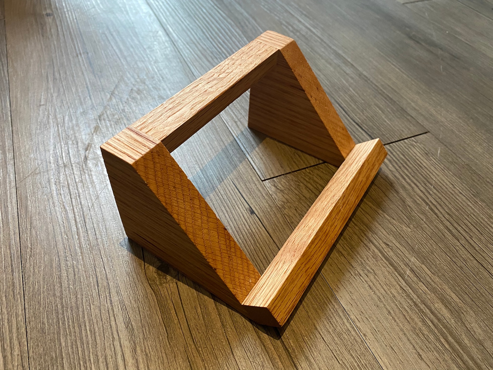 Unique Handmade Oak Phone Stand for Desk Modern Charging - Etsy