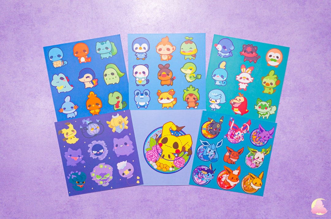 Small 4"x4" Print | Letter | Display Print | Kawaii Gifts | Decorative ...