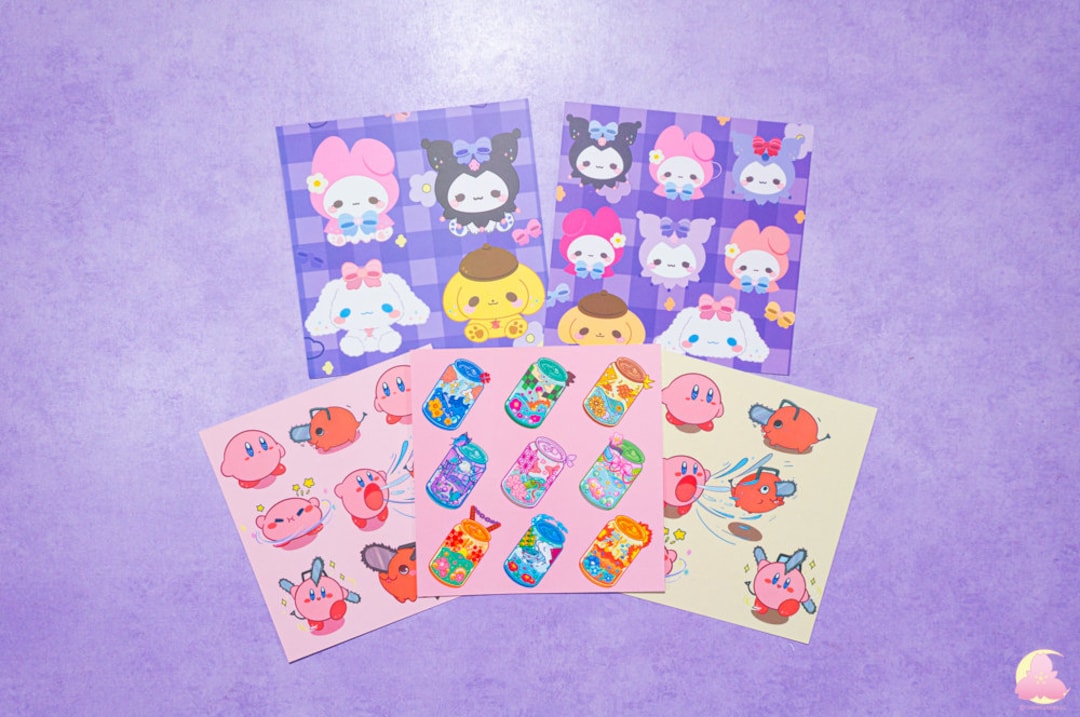 Small 4"x4" Print | Letter | Display Print | Kawaii Gifts | Decorative ...