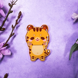 Cute Phone Grips/ Kawaii Grip/ Acrylic Animal Grips/ Tiger Acrylic ...