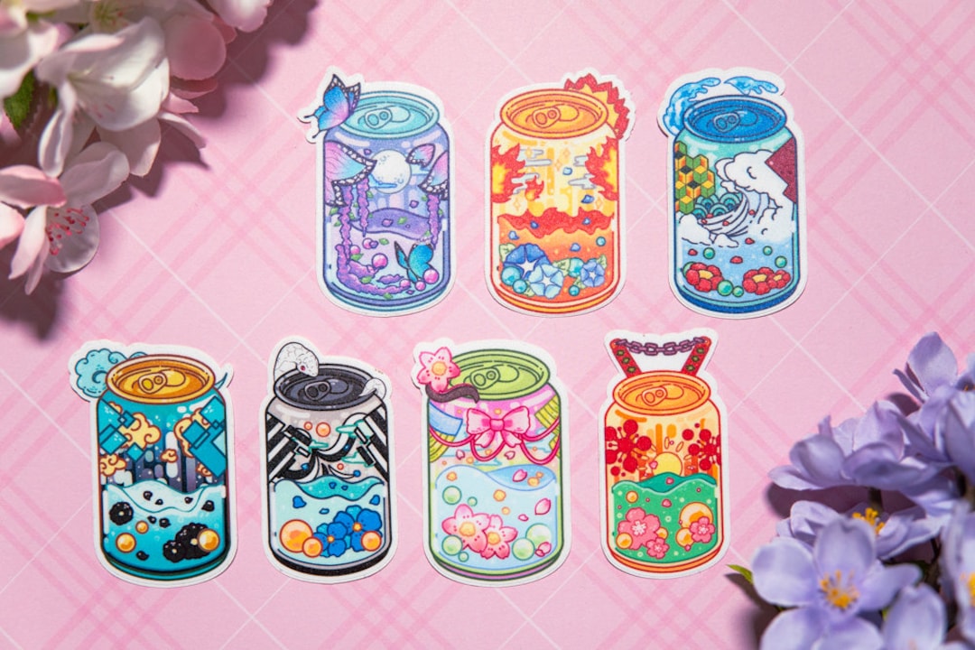 Soda Pop D.S Vinyl Waterproof, UV Light Resistance, Cute Soda Can ...
