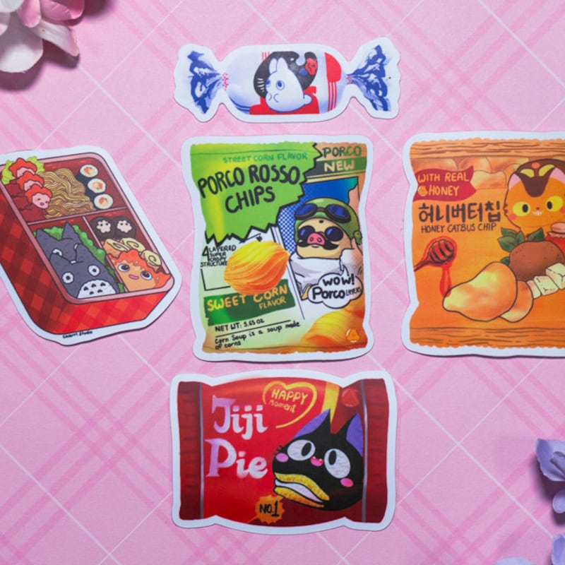 Asian Snack Sticker - Etsy
