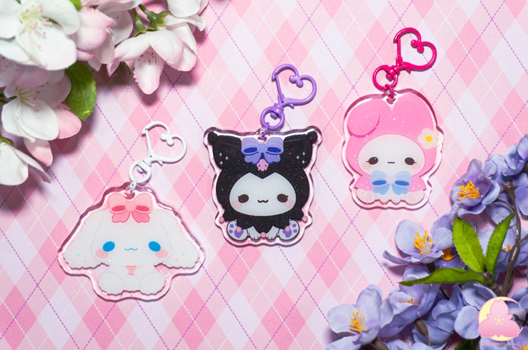 Cute Animal Keychains, Cute Keychains, Black Rabbit, White Rabbbit ...