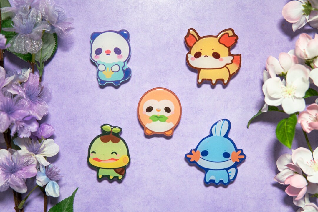 V.8 Cute Animal Charm / Kawaii Grip/ Acrylic Grips/ Glitter Acrylic ...