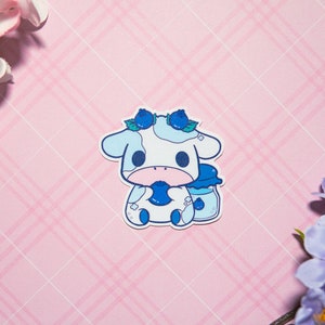 Strawberry Cow and Flavored Cows Waterproof Sticker/ Kawaii/ Weather ...