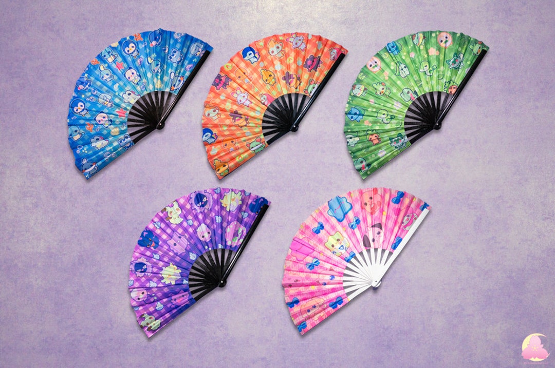 P1. Festival Fan, Rave Fan, Glow in the Dark Fan, Reflective Fan ...