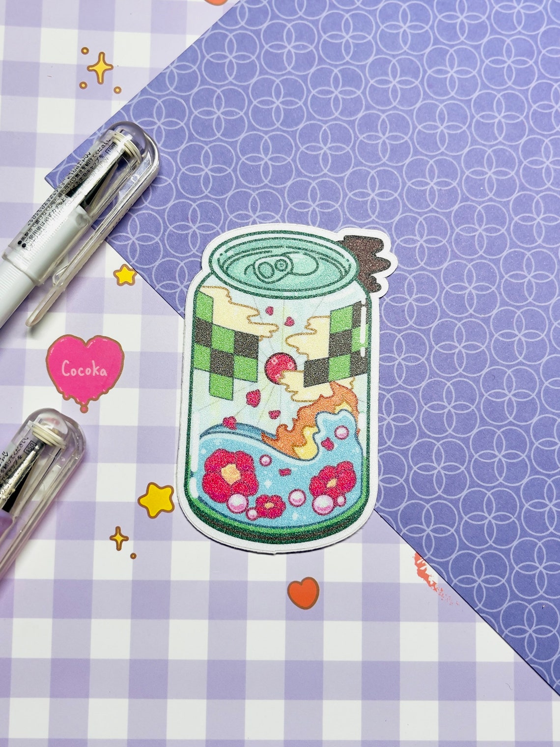 Soda Pop D.S Vinyl Waterproof UV Light Resistance Cute Soda - Etsy