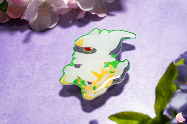 V.X Normal Type/ Cute Animal Grips/kawaii Grip/ Acrylic Grips/glitter ...